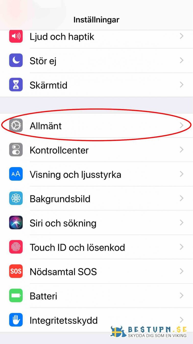 Skydda din integritet och använda en VPN för iPhone | BestVPN.se